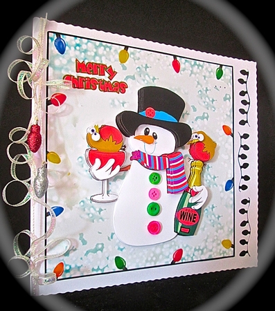 Christmas Snowmen in top hats clipart, graphics, illustrations, AMB-502 ...