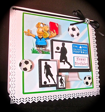 Live Love Football - Decoupage - CUP926886_3367 | Craftsuprint