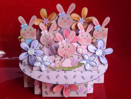 Easter Bunnies Shelf Card Kit - CUP198818_66 | Craftsuprint