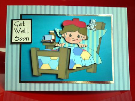 Get Well Soon Boy - Photo by Cynthia - Designed & Made to be different.