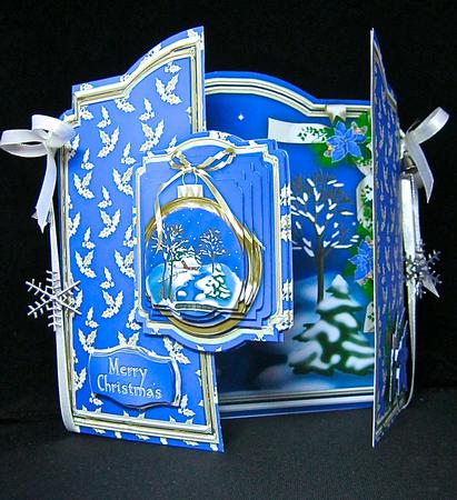 Winter Cottage Gatefold Card Kit - CUP362000_1648 | Craftsuprint