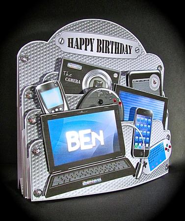 3D Gadgets N Gizmos Pop Out Card Kit - CUP252221_359 | Craftsuprint