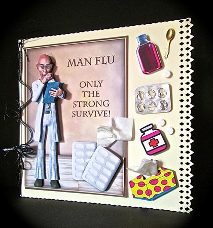 Man Flu! Only the Strong Survive - CUP561631_1443 | Craftsuprint