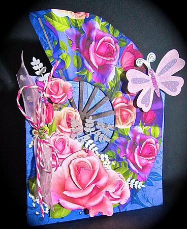 Romantica - Fan Shaped Card Mini Kit - CUP602255_614 | Craftsuprint