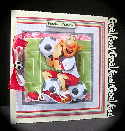 Football Fanatic Red 8x8 Mini Kit & Decoupage for Men - CUP602614_68 ...