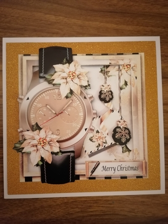 Christmas Male Watch Card Mini Kit - CUP750941_1641 | Craftsuprint