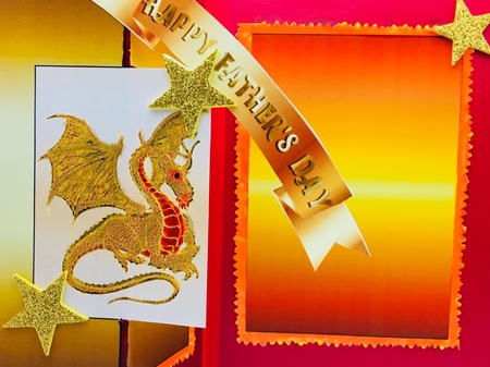 Dragon Fold Back Card - CUP72363_566 | Craftsuprint