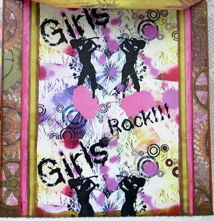 Girls Rock Groovy Teenage Topper - CUP317368_1664 | Craftsuprint