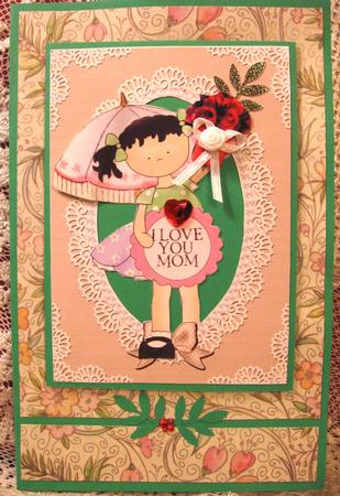 4 Cute Girl Toppers - CUP113935_118 | Craftsuprint