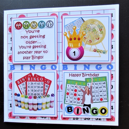 8x8 Another year to play bingo mini kit - CUP1016425_1209 | Craftsuprint