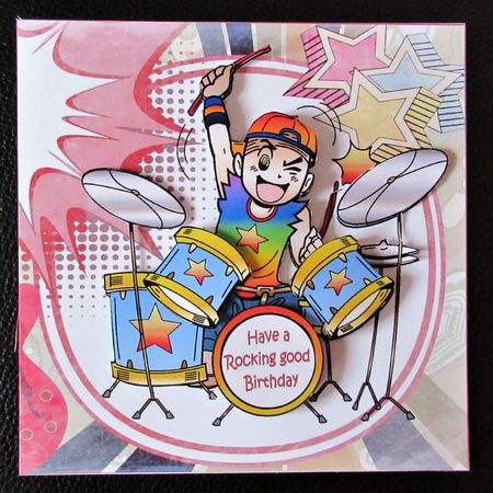 8x8 Rocking good birthday wishes - Photo by Davina Rundle