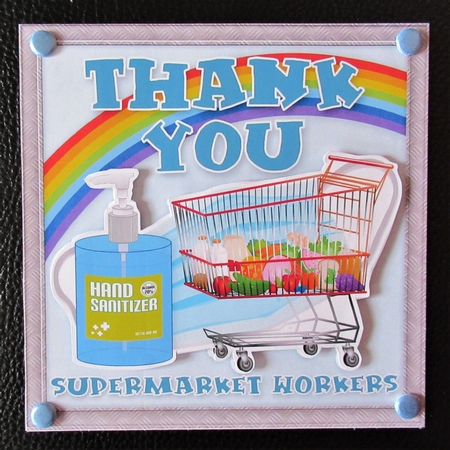 Key Worker Thank You Card Fronts Kit - CUP1039767_72307 | Craftsuprint