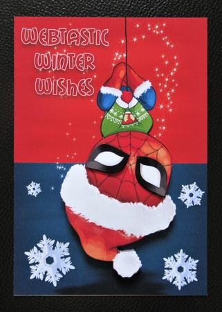 Spiderman Christmas Card - Photo by Davina Rundle