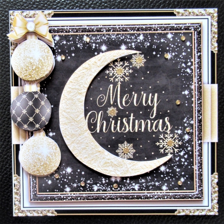 Christmas Moon Bumper Card Kit - Photo by Davina Rundle