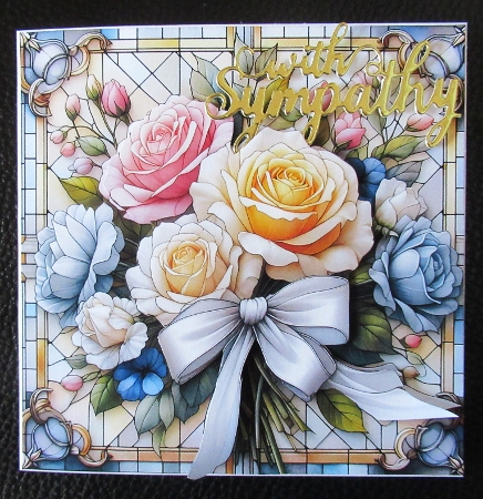 Rose Bouquet Stained Glass Window - Photo by Davina Rundle