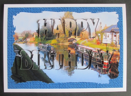 Canal- See Through Letter Card - CUP518372_173 | Craftsuprint