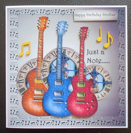 Male Card Music - CUP611791_936 | Craftsuprint