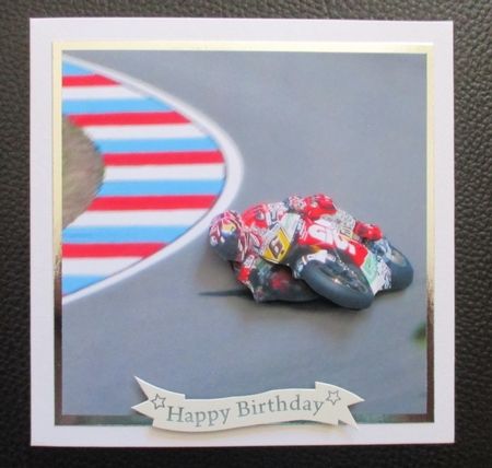 Sport - Bike Racing 2 - 3D Decoupage + Insert & Tag - CUP714498_2236 ...