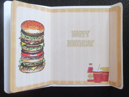 Giant Burger Card - CUP729147_72307 | Craftsuprint