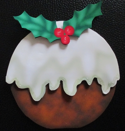 Shaped Card - Christmas - Pudding - CUP738637_72611 | Craftsuprint