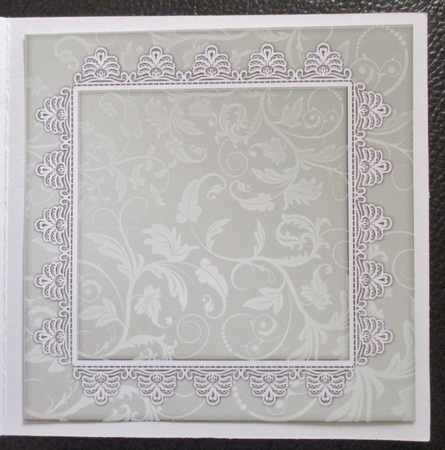 Card Topper Lace Vintage Green - CUP815251_936 | Craftsuprint