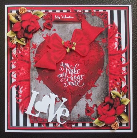 Love Heart Card Front Kit - CUP842622_1483 | Craftsuprint