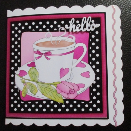 Time for Tea Quick Cut and Fold Card - Photo by Davina Rundle