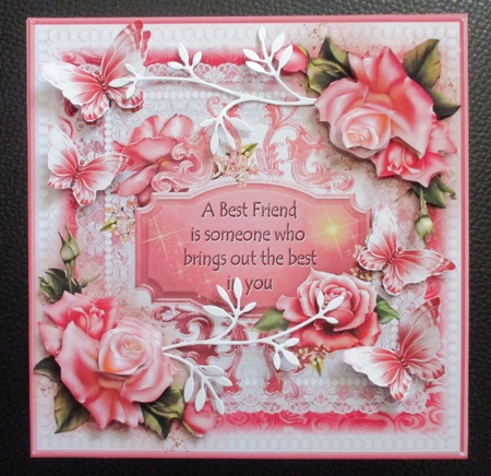 Best Friend Card Front Kit - CUP847965_1483 | Craftsuprint