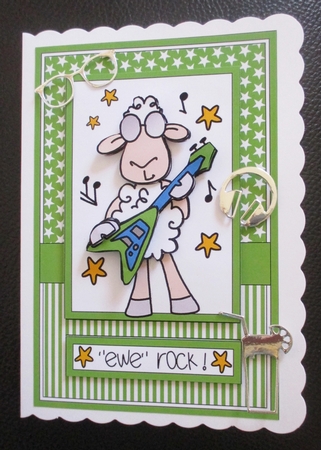 Ewe Rock (Green Topper Plus Decoupage) - Photo by Davina Rundle