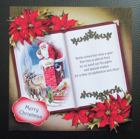 Open Book Christmas - Santa - CUP884892_1763 | Craftsuprint