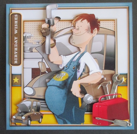 Mechanic Dude 4 Sheet Mini Kit - CUP946589_437 | Craftsuprint