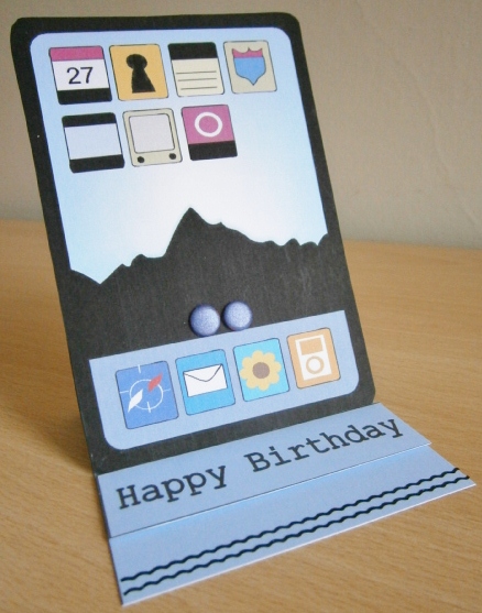 Ipad Tablet Computer Easel Card - CUP299716_572 | Craftsuprint