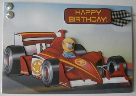 Formula 1 Racing Car Dude - CUP390892_437 | Craftsuprint