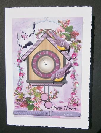New Home Birdhouse & Clock - CUP443825_936 | Craftsuprint