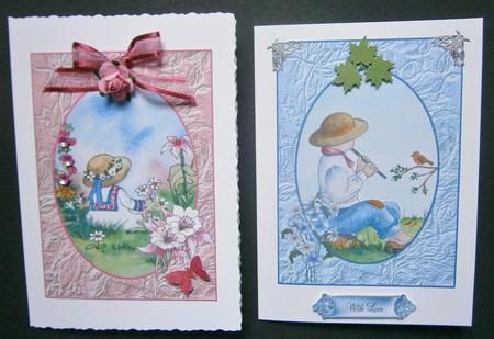 2 Cute Children Toppers - CUP447883_117 | Craftsuprint