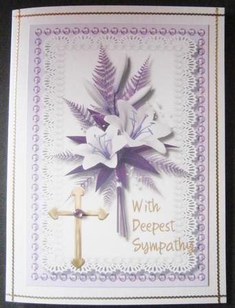 Two Beautiful Sympathy Cards - Photo by Davina Rundle