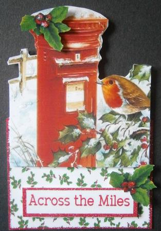 Vintage Robin with Mail Box in the Snow Over the Edge - CUP565170_415 ...