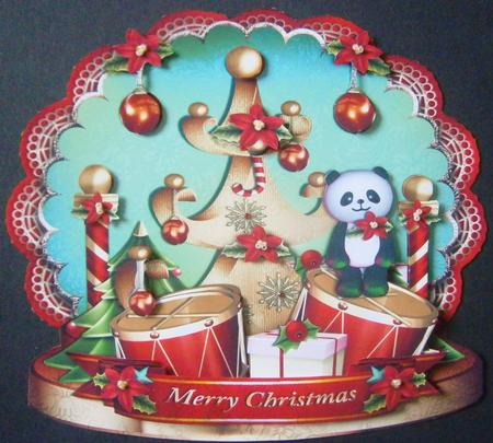 Christmas Golden Tree with Gifts Decoration - CUP574607_1641 | Craftsuprint
