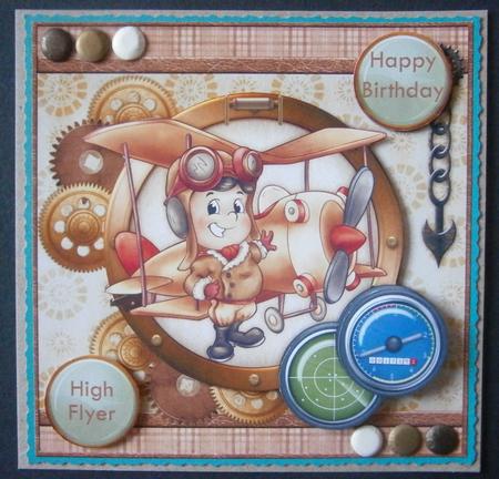 You're Ace Pilot Aeroplane Quick Card Topper - CUP586694_68 | Craftsuprint
