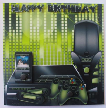 Gadget Lover Birthday Greeting Card - CUP303260_1446 | Craftsuprint