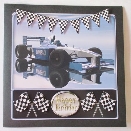 Bmw Racing Car Quick Card with Model Formula 1 Car - CUP575179_1446 ...