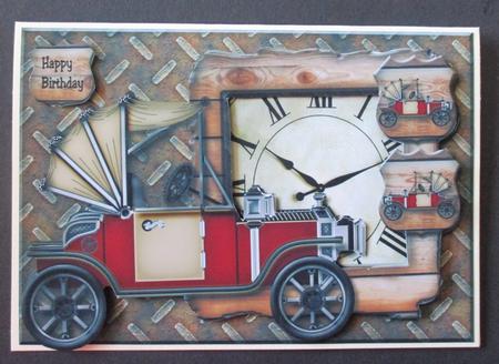 Mini Kit Male Card Rustic Metal Frame - CUP628895_936 | Craftsuprint