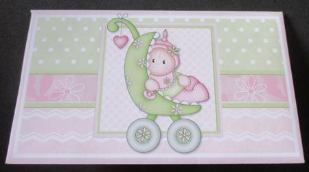 Baby Girl Buggy Money Wallet - CUP642640_2053 | Craftsuprint