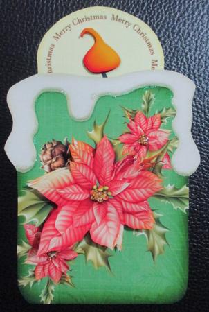 Candle Shape Card Classic Christmas 694 - CUP649646_2166 | Craftsuprint