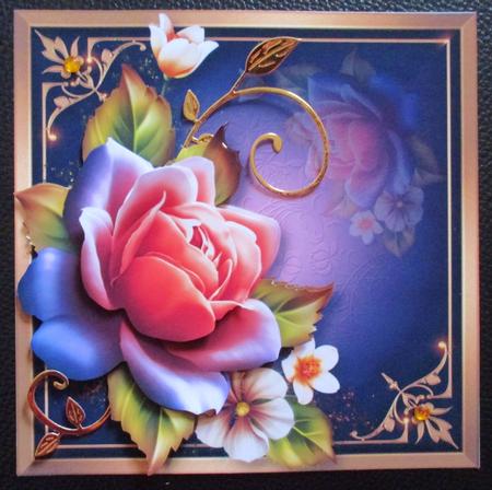 Beautiful Peach 'twinkle' Rose - CUP653287_1763 | Craftsuprint