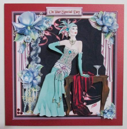 Stunning Flapper Lady Mini Kit - CUP659850_1812 | Craftsuprint