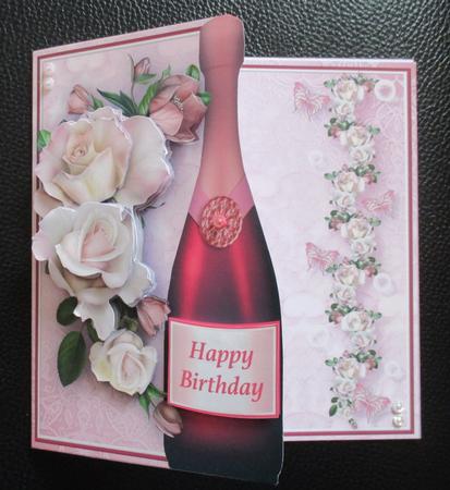 Pink Champagne Offset Card Mini Kit - CUP679306_1648 | Craftsuprint
