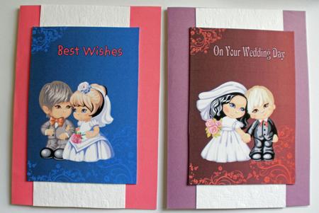 Two A5 Wedding Cards - CUP209480_33 | Craftsuprint