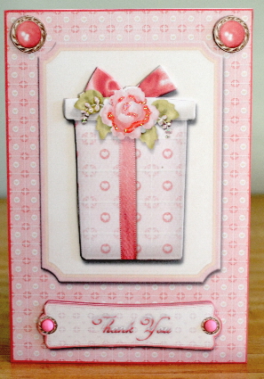 A Present Just for You Card Front Pink - CUP267158_880 | Craftsuprint