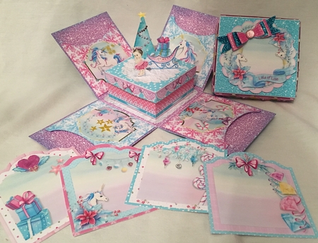 A Unicorn for Christmas Exploding Box Surprise Kit. - CUP928358_905 ...